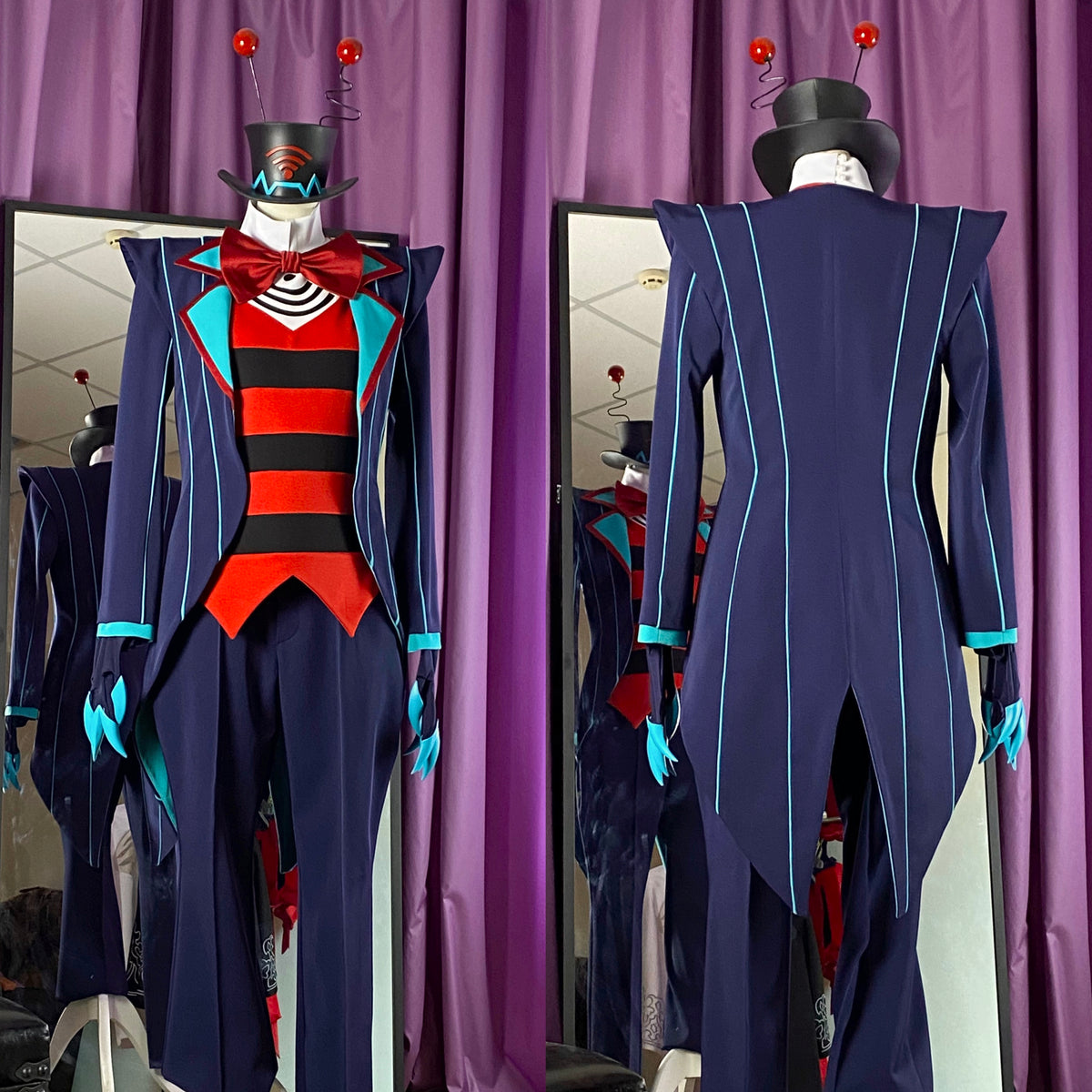 Hazbin Hotel Vox Cosplay Costume - Custom Made – FENINDOM LLC