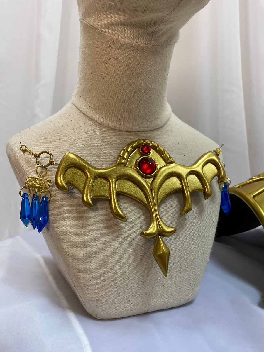 Golden Elven Warrior Princess Fantasy Cosplay Accessories - Custom Mad ...